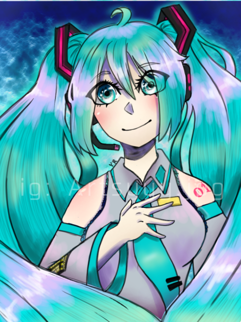 Hatsune Miku - ibisPaint
