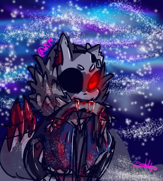 horror in outertale pog - ibisPaint