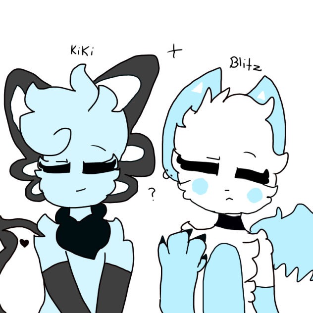 Kiki and blitz (speedpaint - ibisPaint
