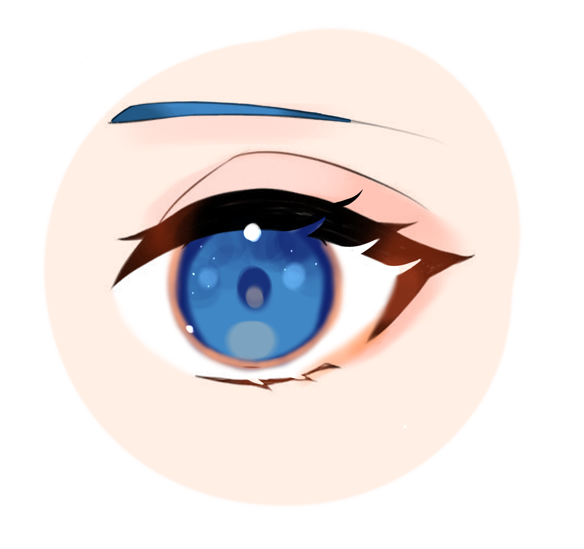 Eye colour study - ibisPaint