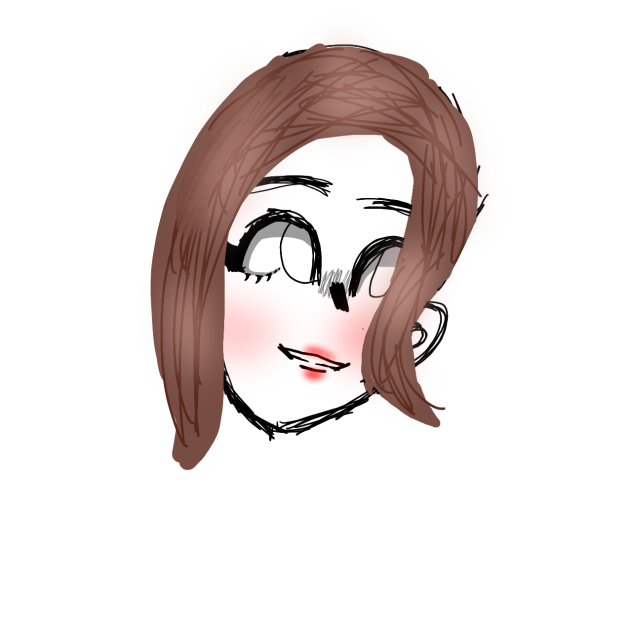 brown haired girl - ibisPaint