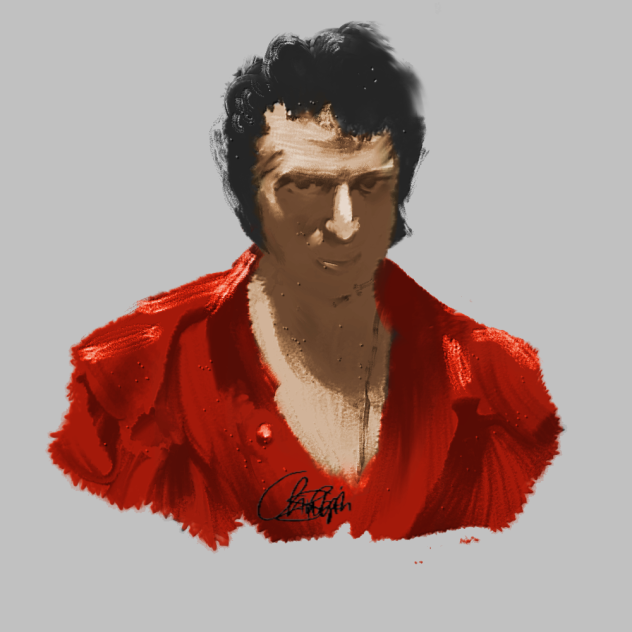 Practicing Contrast and brush imitation - ibisPaint