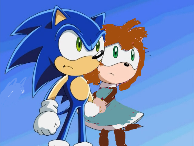 sonic and Lucy - ibisPaint