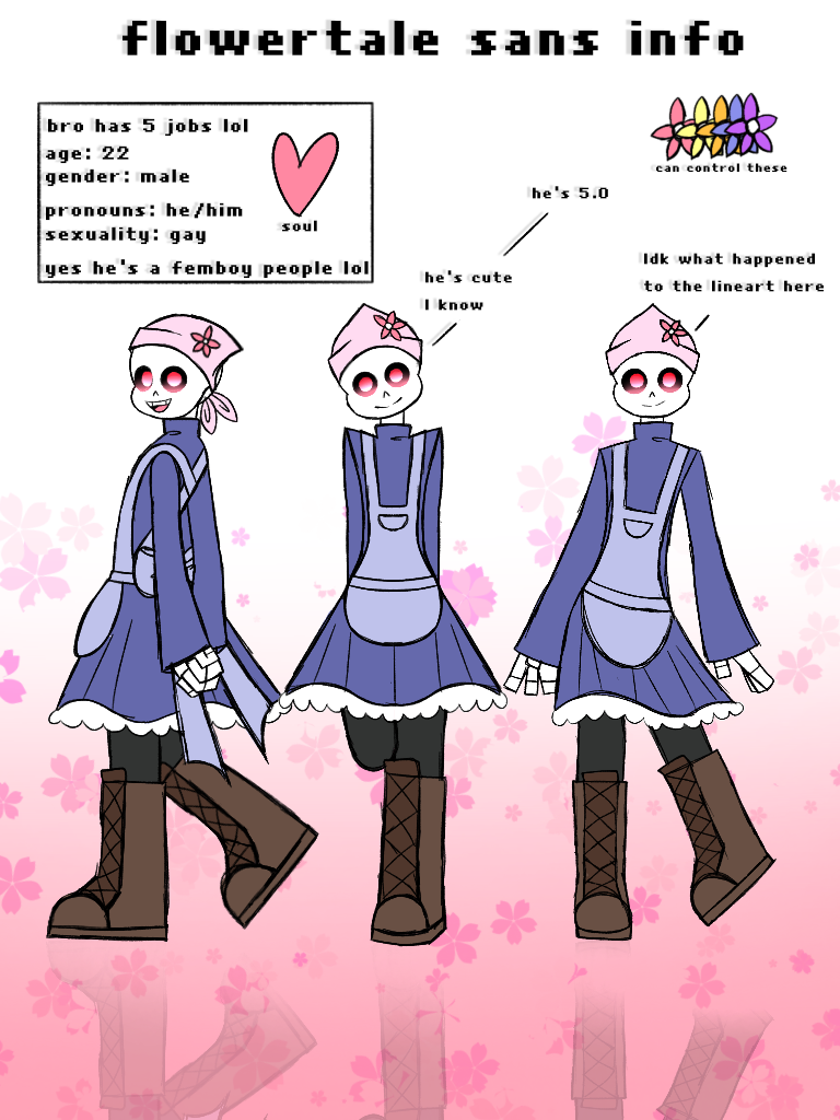 flowertale sans info - ibisPaint