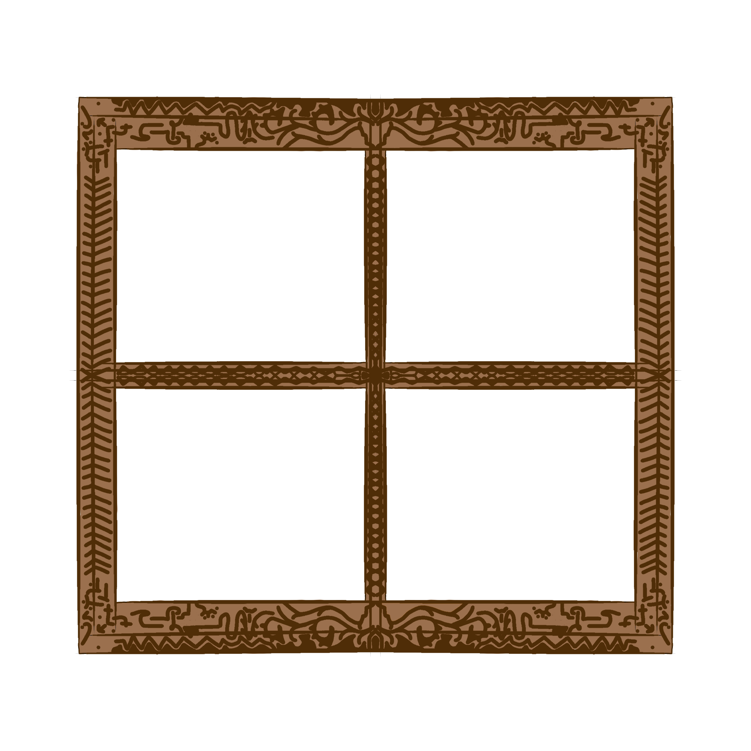 single glass antique window - ibisPaint