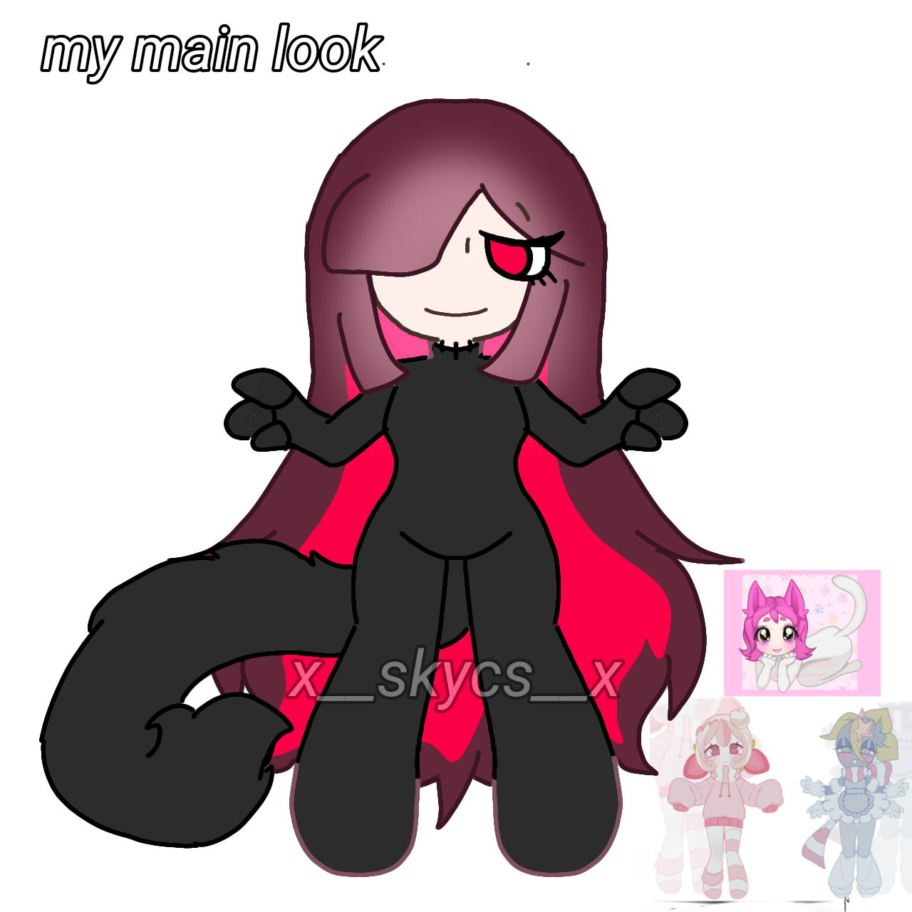 main oc and look - ibisPaint