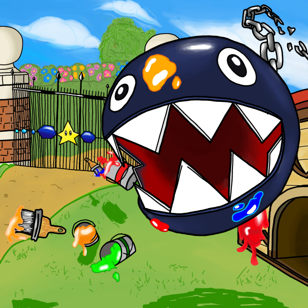 At The Chomp Wash from (Mario Party 8) - ibisPaint