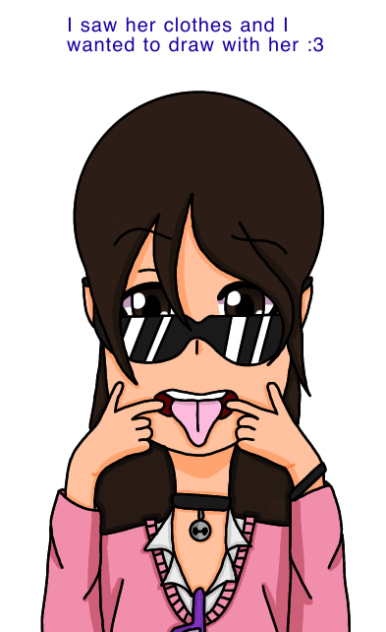 Vi este personaje y me gusto su ropa -w- - ibisPaint