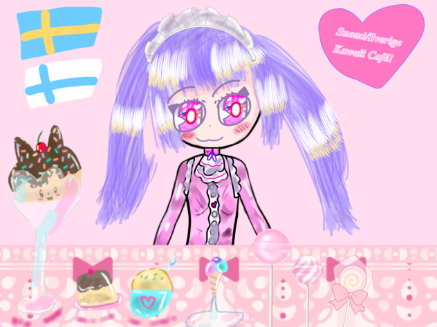 Cute cafe - ibisPaint