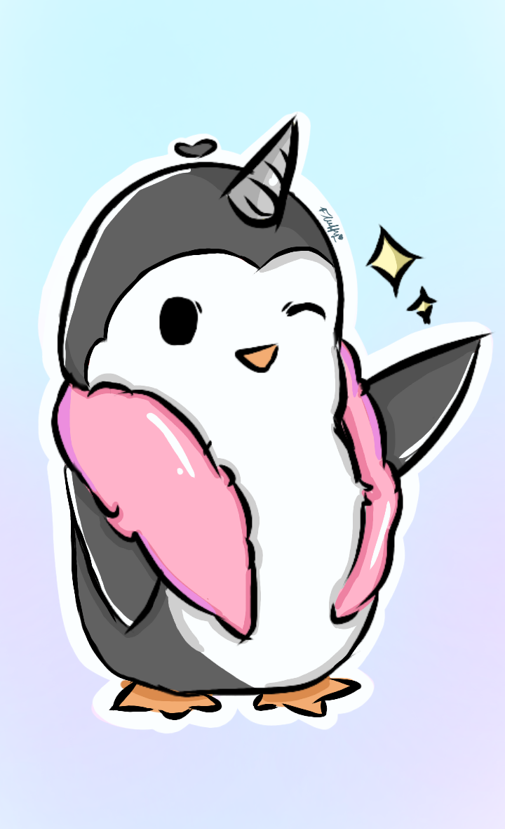 Unicorn Penguin - ibisPaint