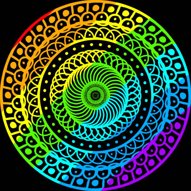 Mandala art 3 - ibisPaint