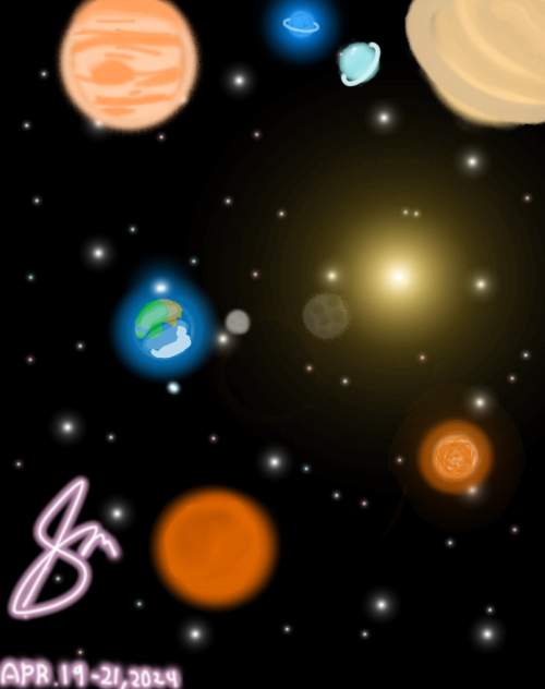 solar system - ibisPaint