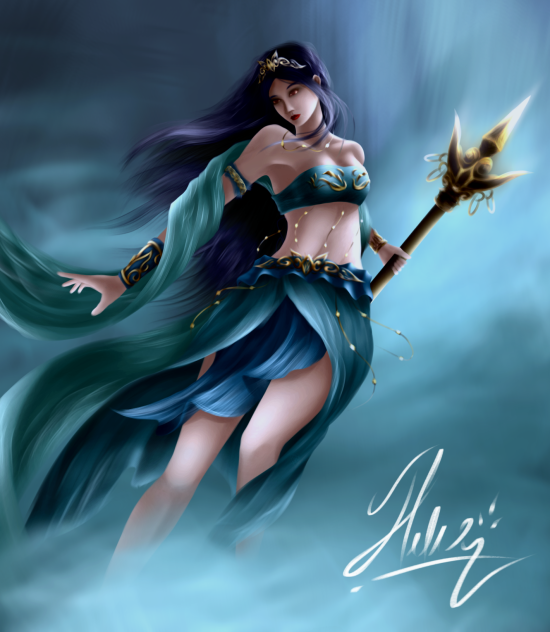 Ocean Goddess - ibisPaint