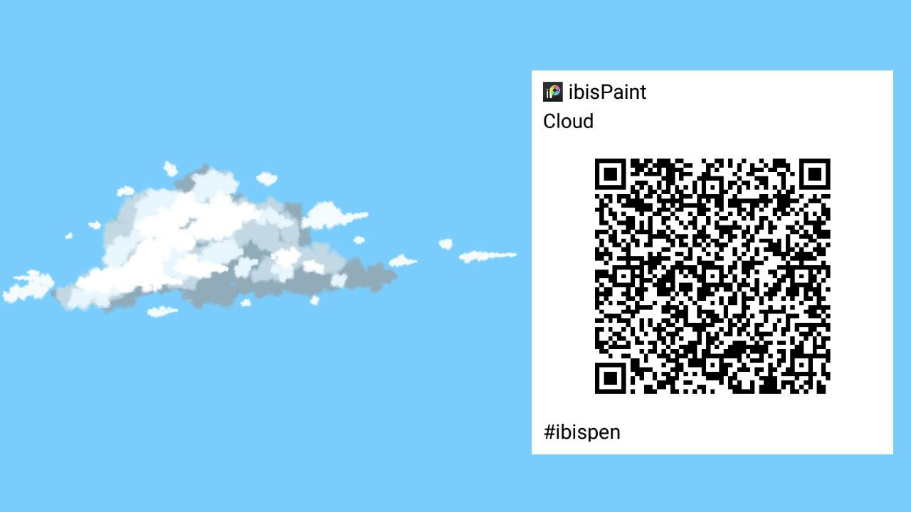 Cloud brush 2 - ibisPaint