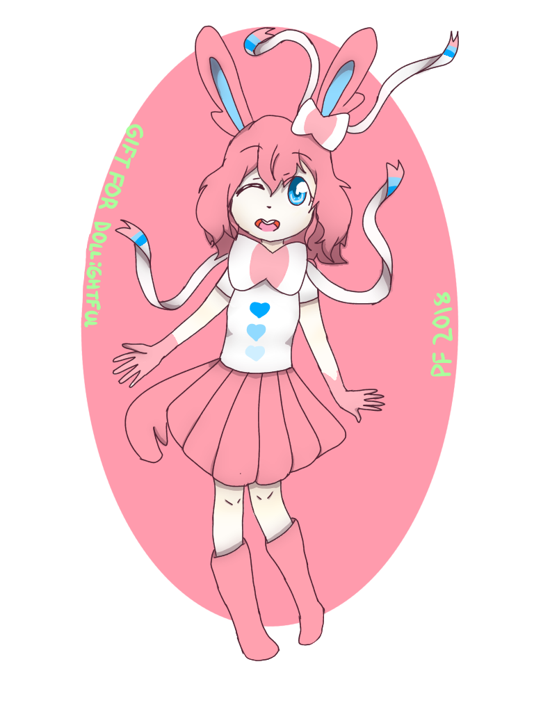 sylveon Speedpaint redone - ibisPaint