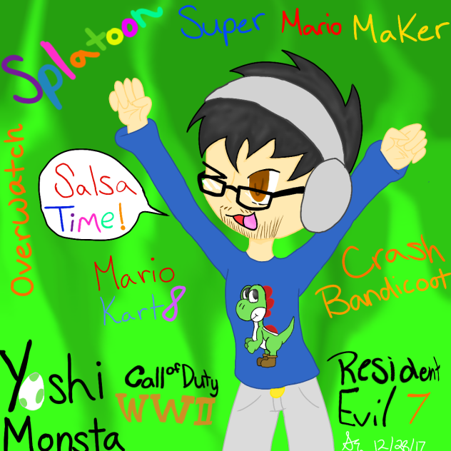 Yoshi Monsta - ibisPaint