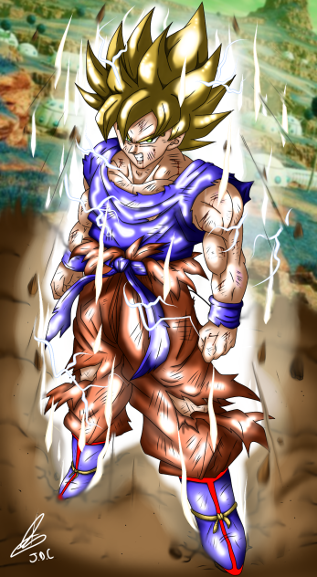 Goku color - ibisPaint