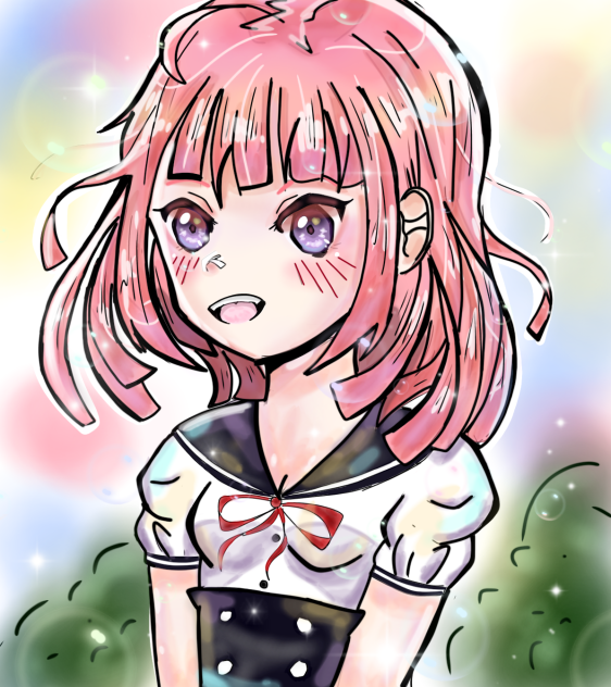 Bubble girl - ibisPaint