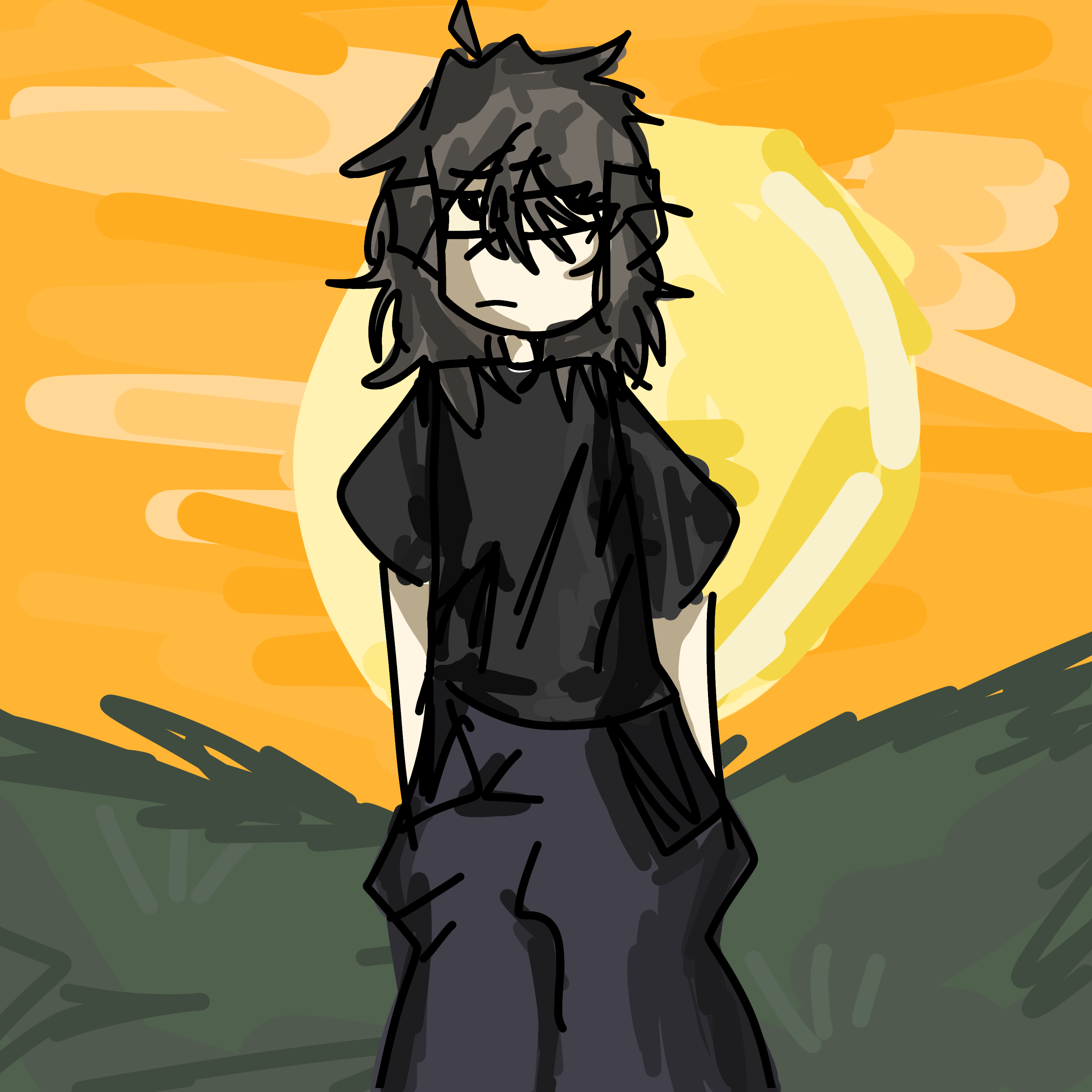 the backround tho😨 - ibisPaint