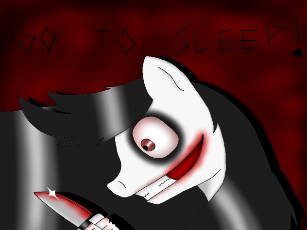 speedpaint Jeff the killer (MLP) - ibisPaint