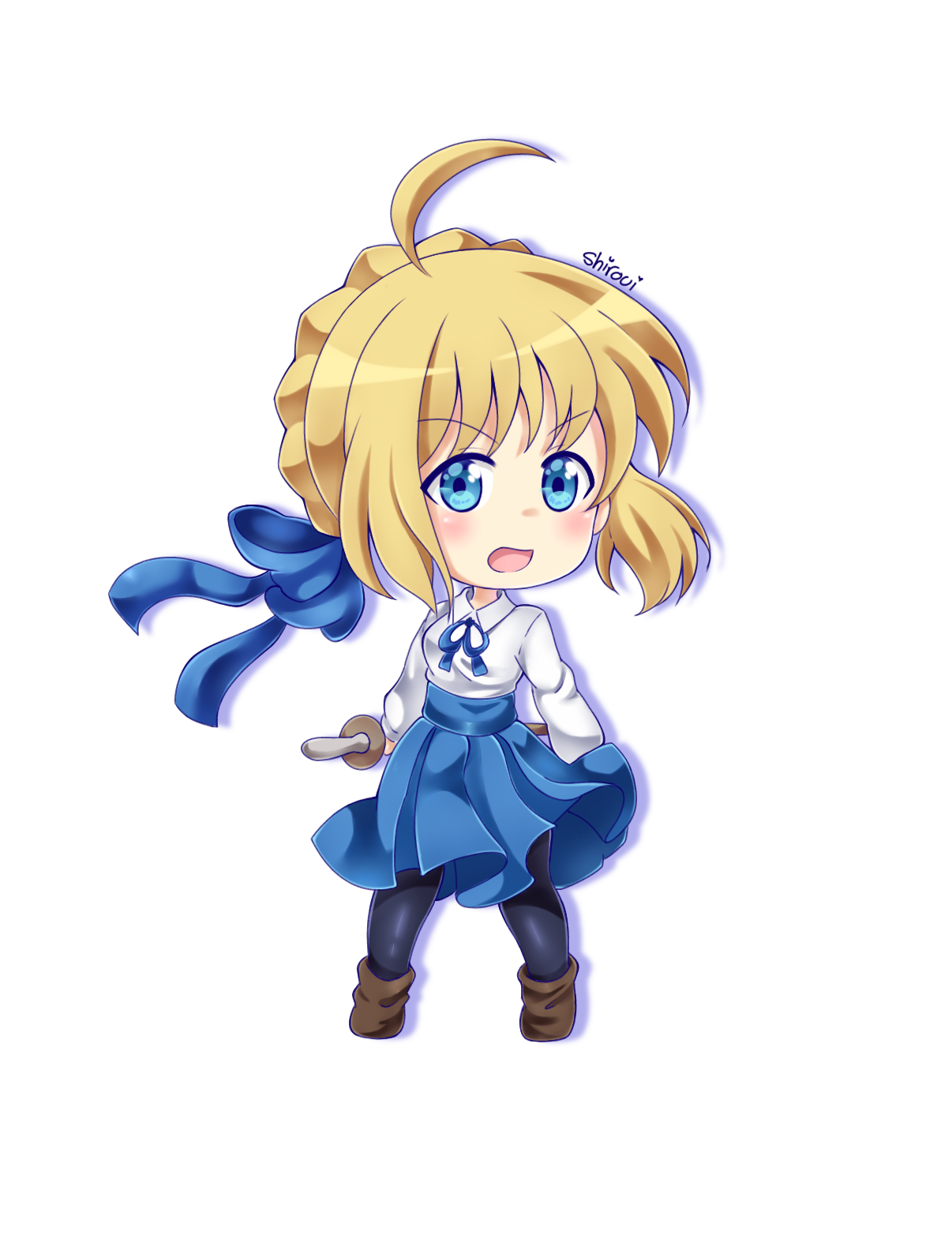 Fate Chibi Saber - ibisPaint