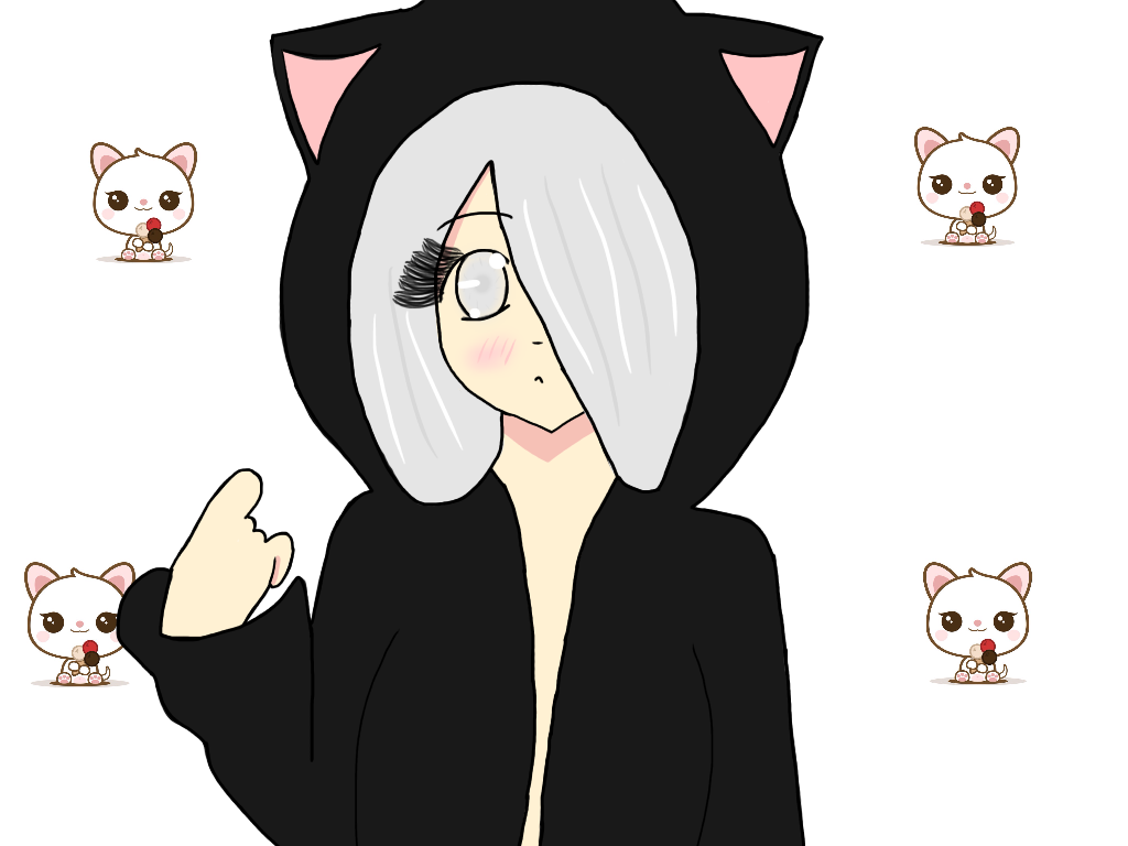 kawaii yuki cat - ibisPaint