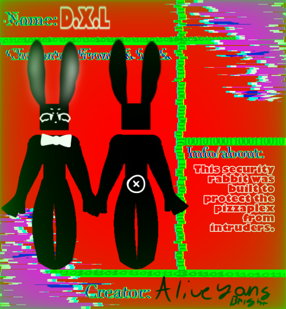 Fnaf Character sheet 2nd character - ibisPaint