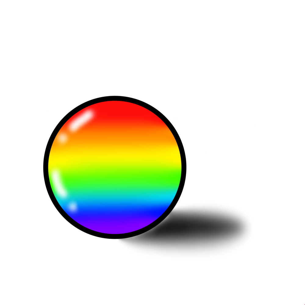 The rainbow ball - ibisPaint