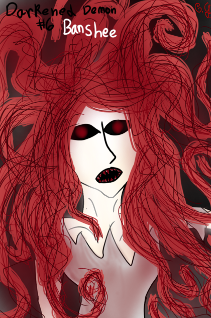 Darkened Demons, Banshee - ibisPaint