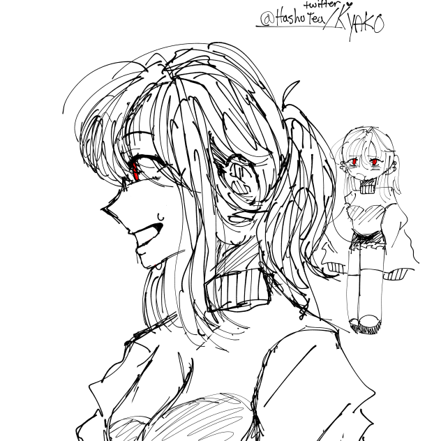 First time doing side pfp - ibisPaint