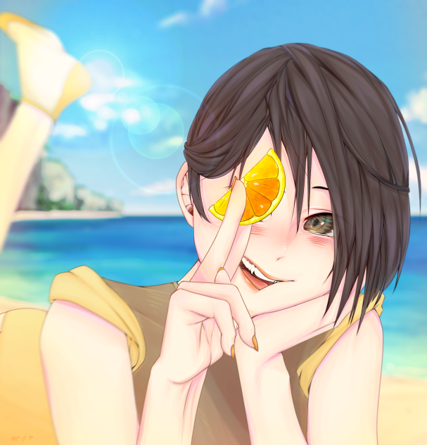 summer illustration - ibisPaint