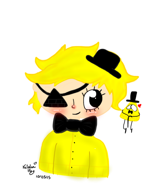 Human Kid!Bill Cipher - ibisPaint