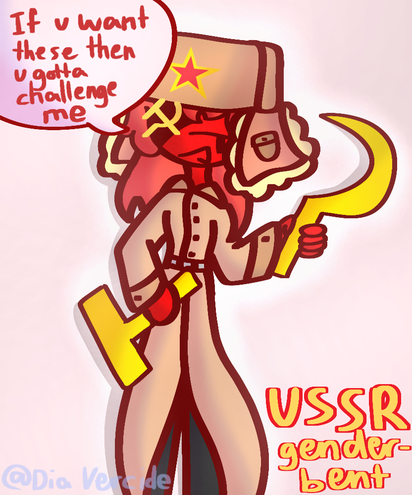 USSR as a girl 🙃 - ibisPaint
