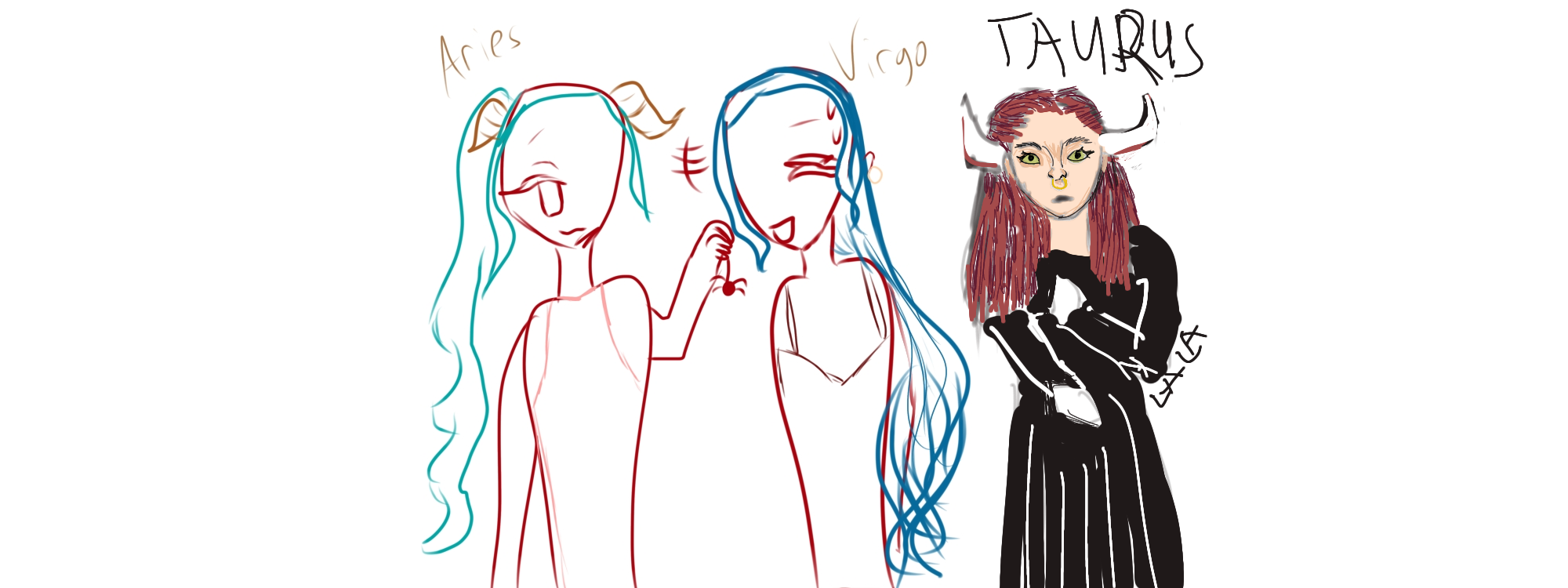 Kathryn Lin' s zodiac collab - ibisPaint