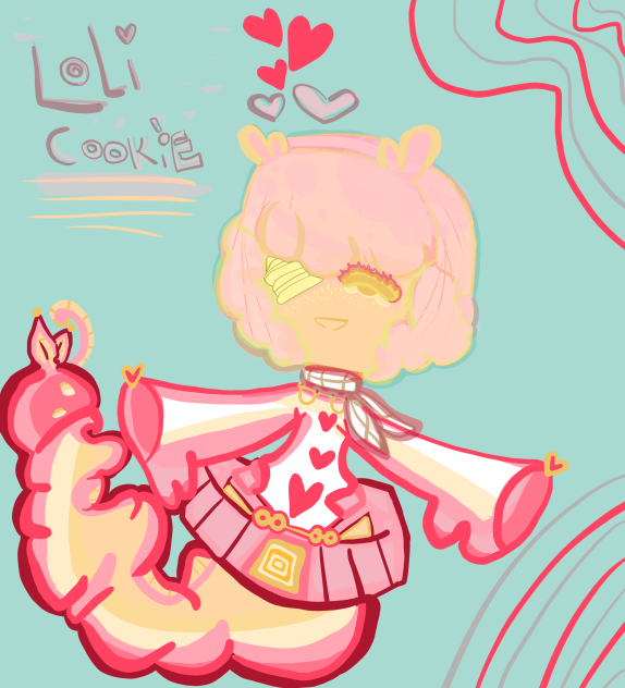 Loli Snake Cookie - ibisPaint