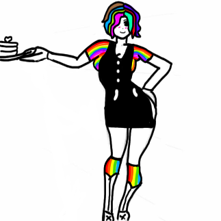 Rainbow restaurant - ibisPaint