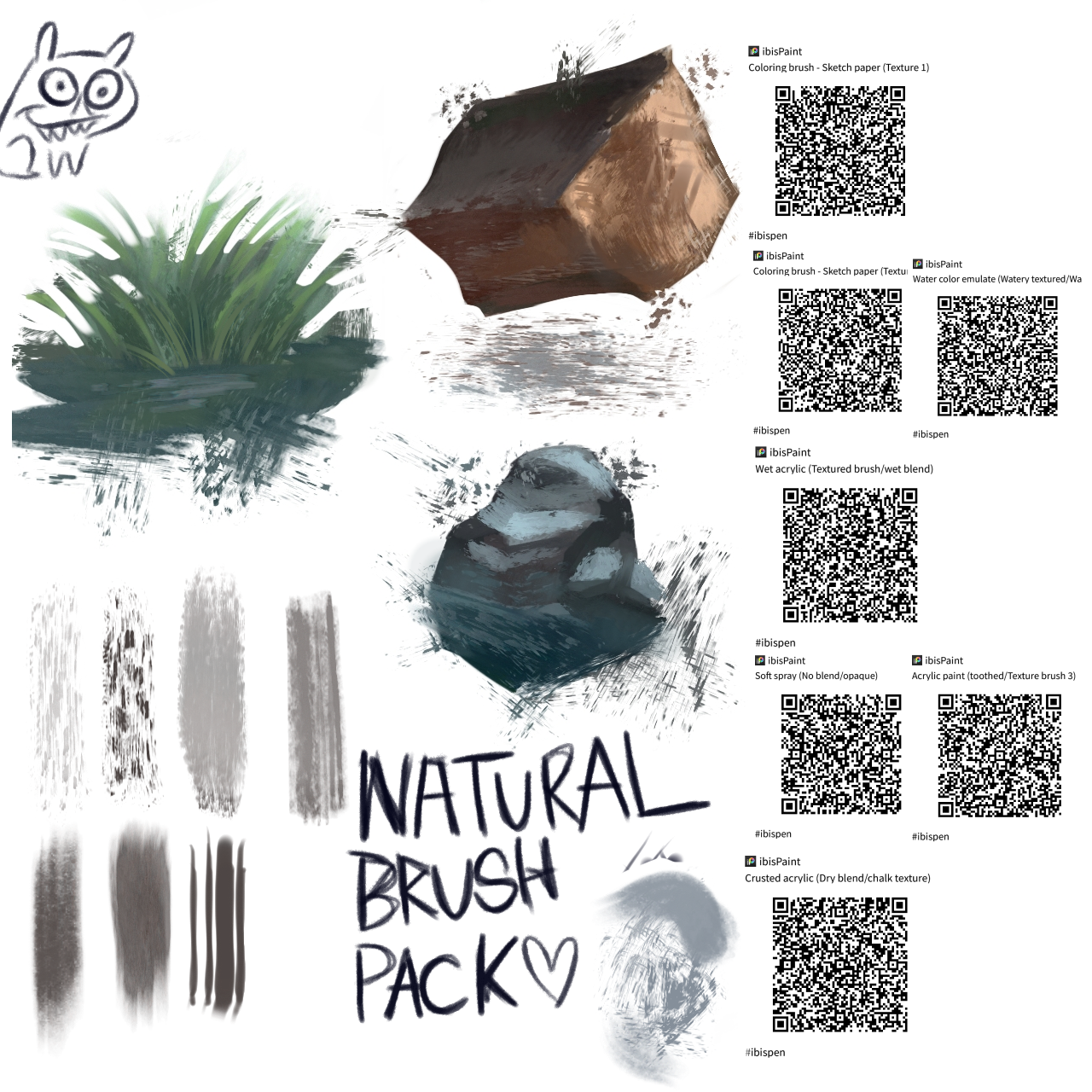 Natural Brush pack - ibisPaint