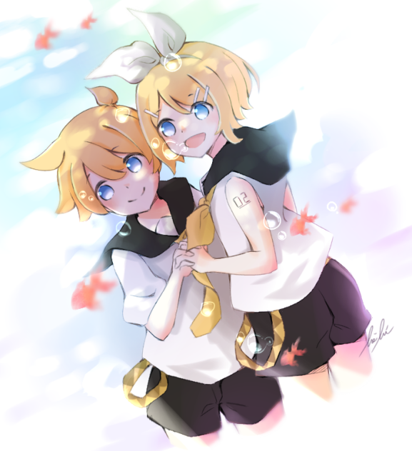 Kagamine Rin & Len - ibisPaint