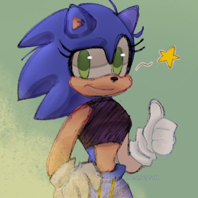 fem sonic - ibisPaint