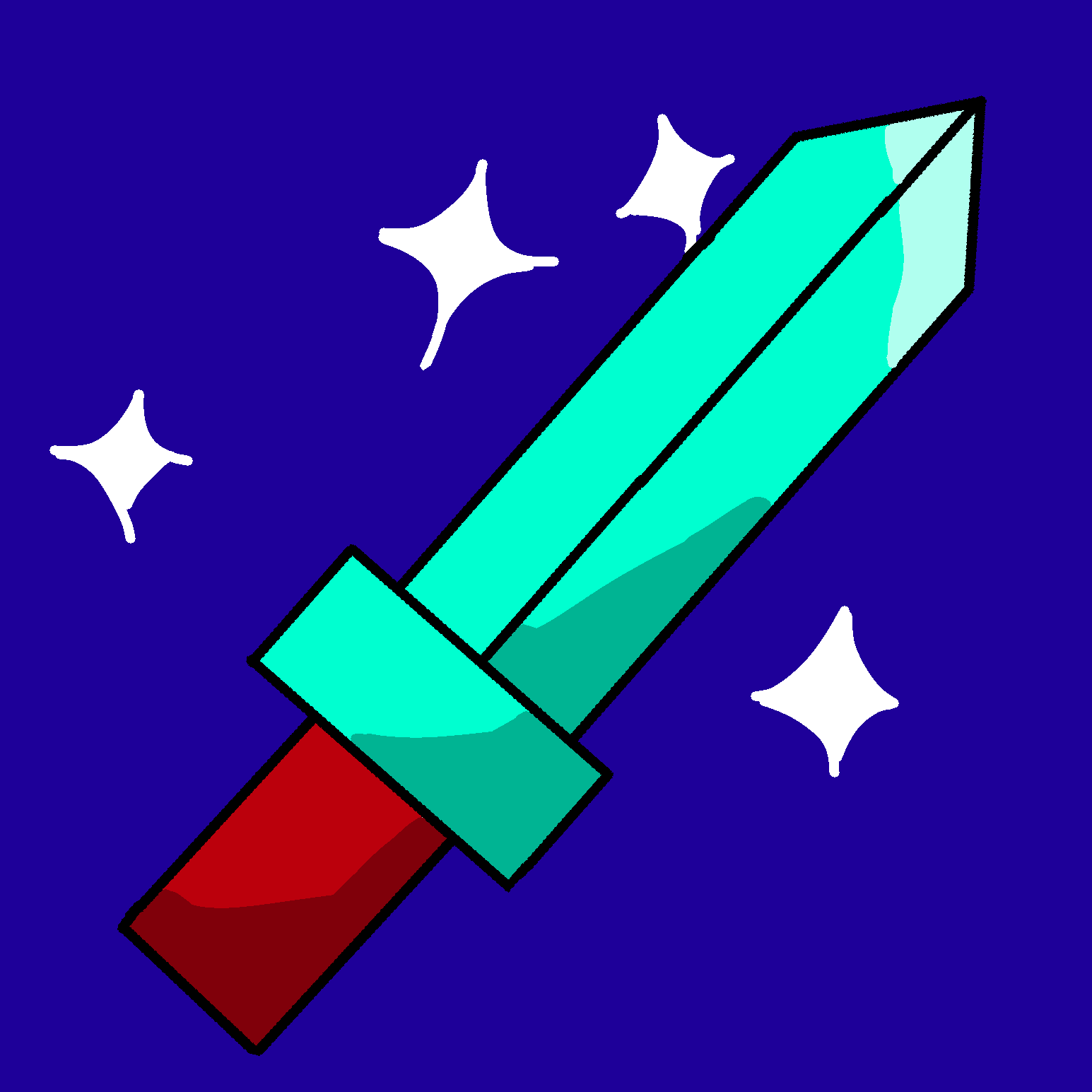 diamond sword Minecraft - ibisPaint