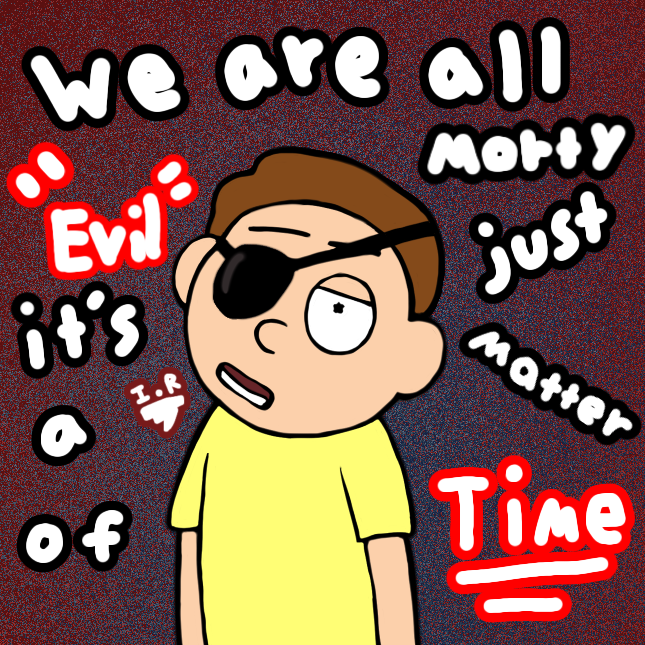 Evil Morty fanart! - ibisPaint