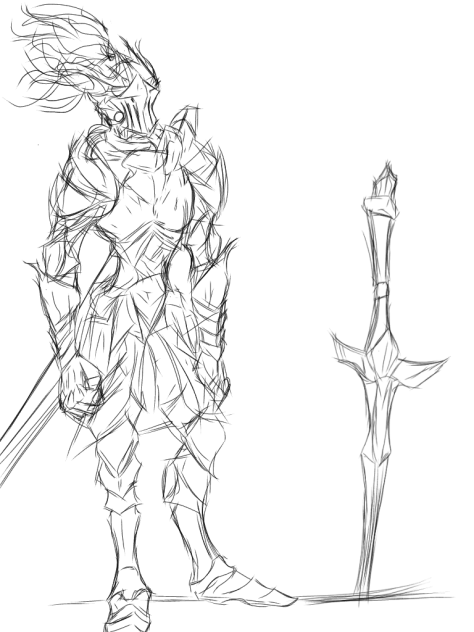 the nameless knight - ibisPaint