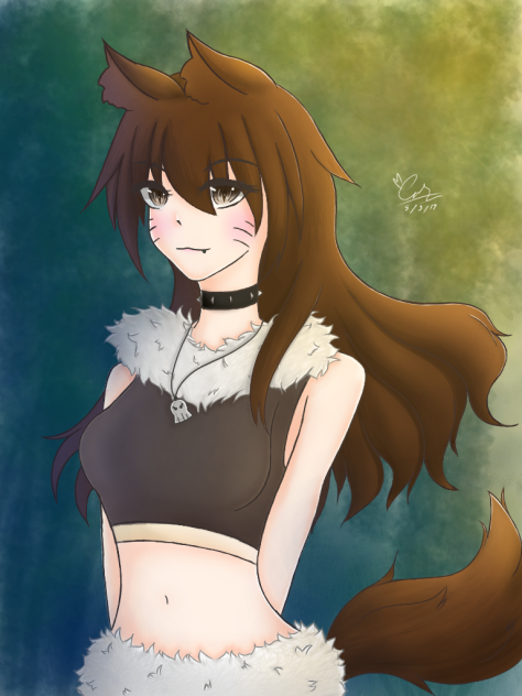 Lonely Wolf - ibisPaint