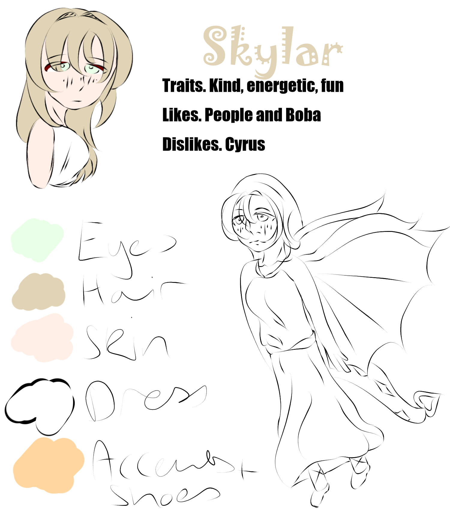 Skylar ref page - ibisPaint