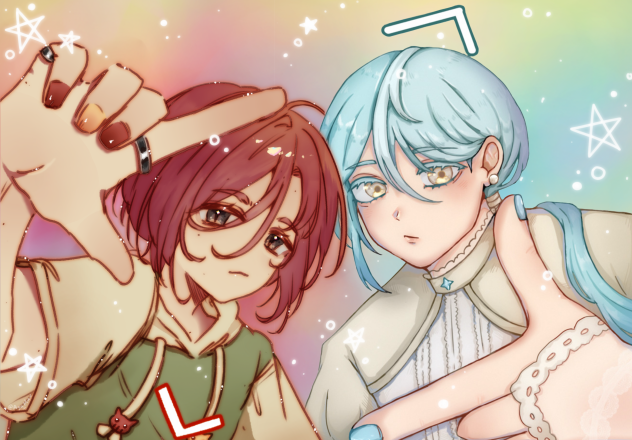 1 Base 2 Artist Collab 📸 - ibisPaint