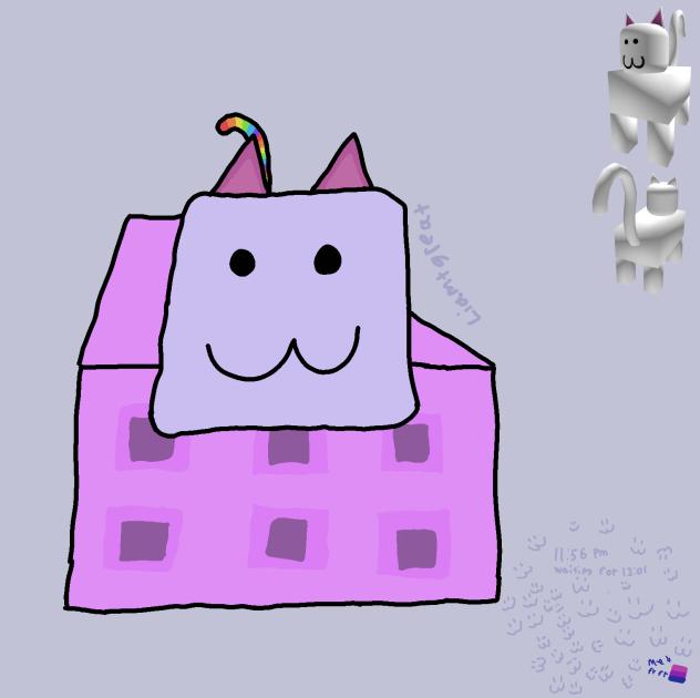 Bad Roblox Cat Loaf - ibisPaint