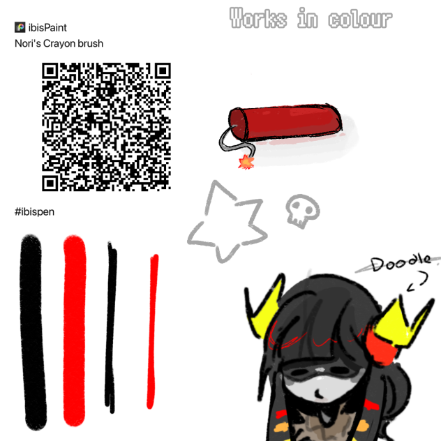 Nori’s crayons - ibisPaint