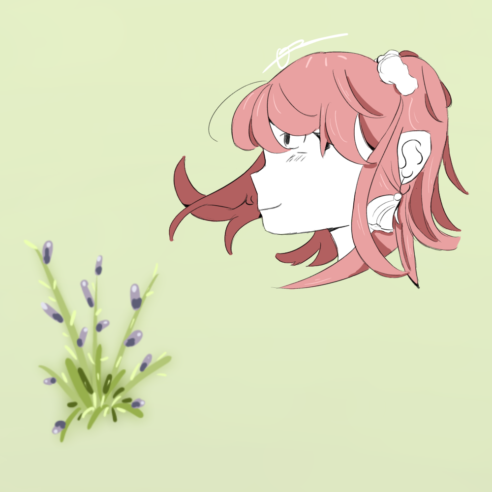 Side profile doodle - ibisPaint