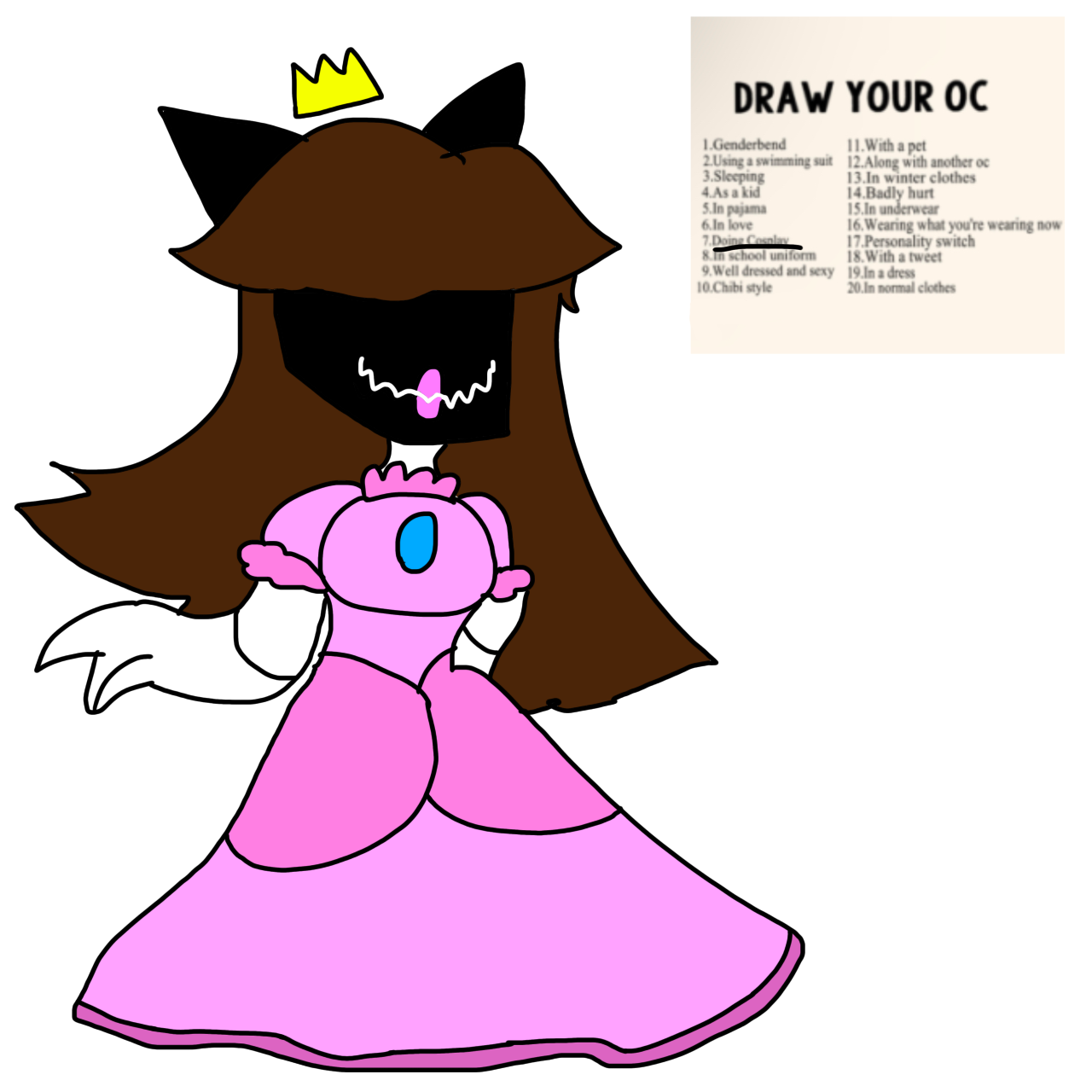 Kat as princess preach! - ibisPaint