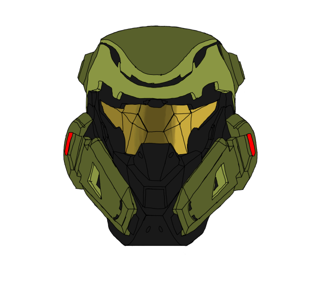Halo 5 Anubis helmet - ibisPaint